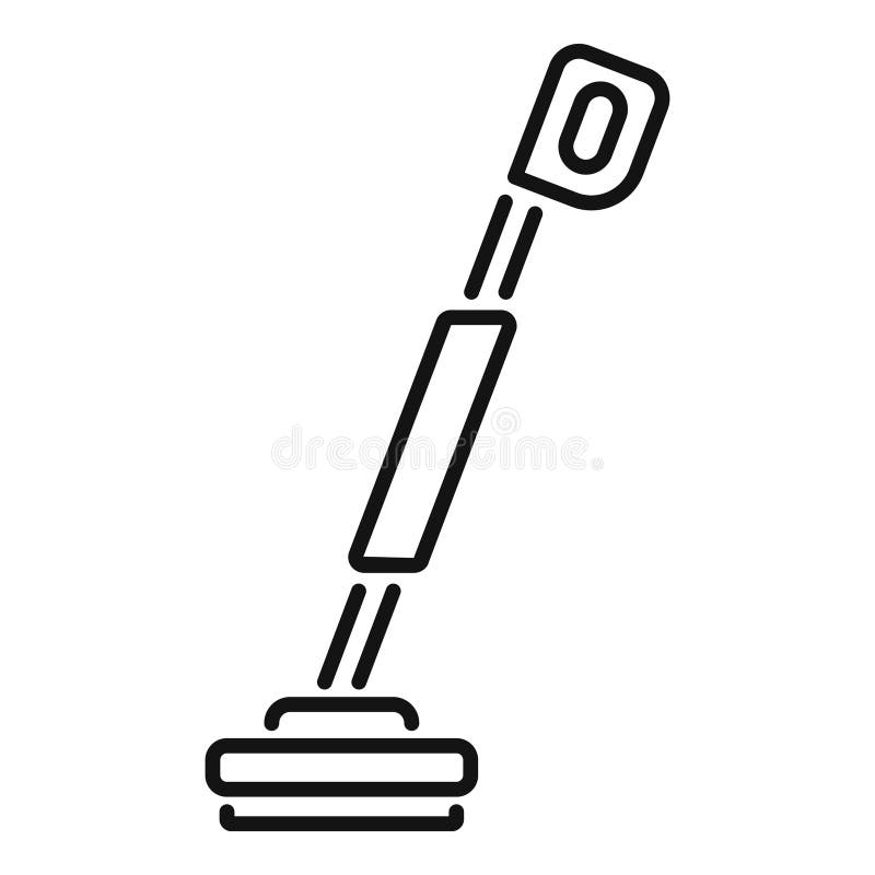Modern Electric Floor Mop Cleaning Service Line Icon Stock Illustration ...