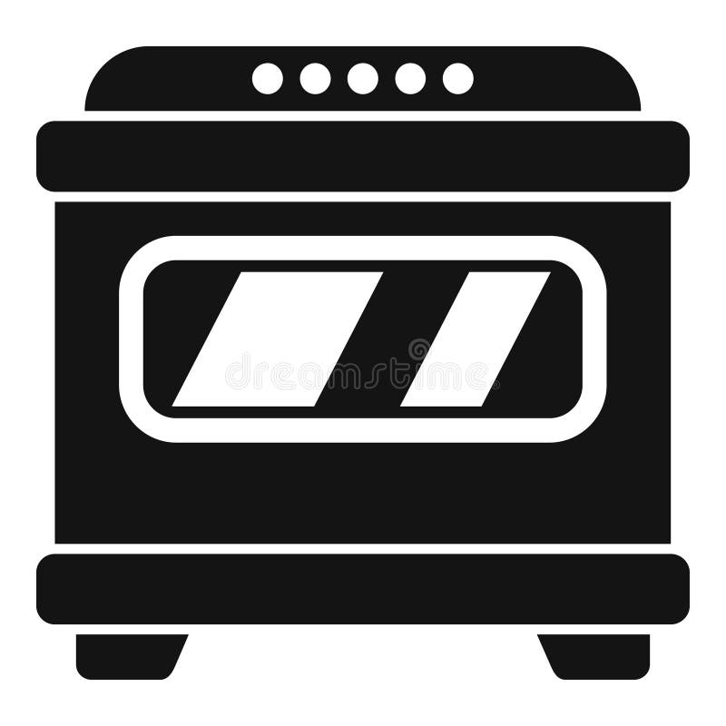 Modern Electric Oven with Control Panel for Baking and Cooking Stock ...