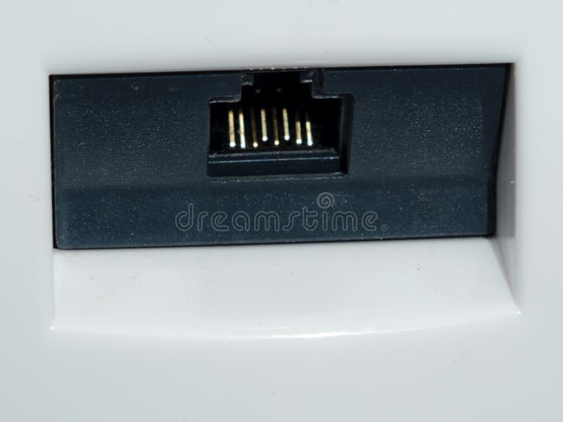 Ethernet connector stock photo. Image of laptop, megabit - 192638