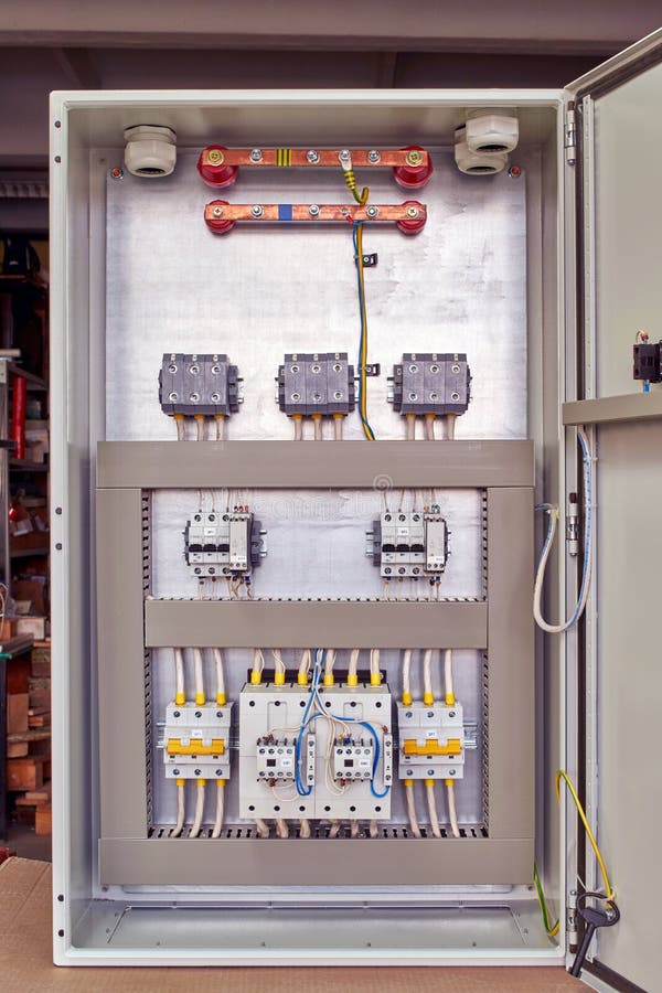 Modern Electrical Cabinet for Automatic Reserve Input with Contactors ...
