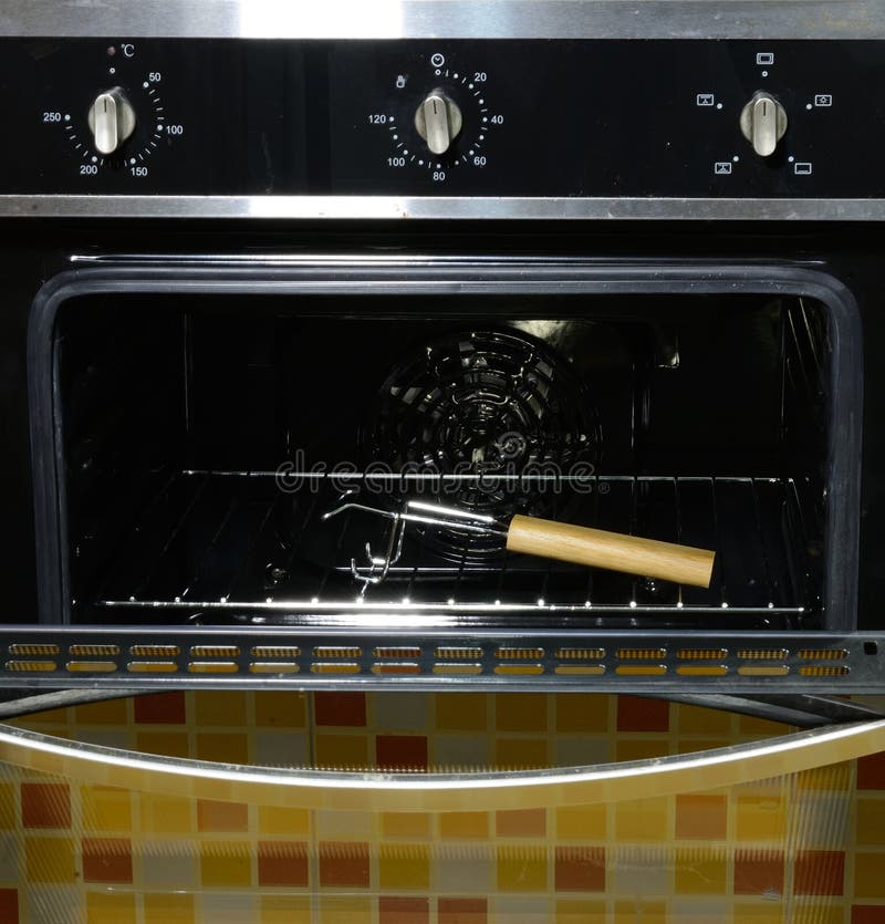 The modern electrical oven stock image. Image of steel - 31285887