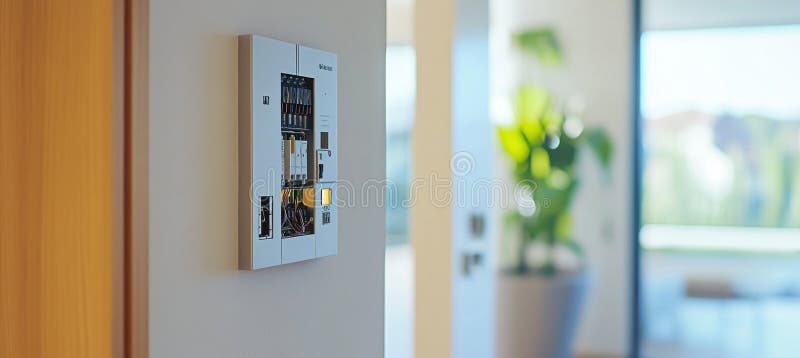Modern Electrical Panel Controlling Smart Home Automation System Stock ...
