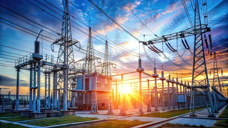 Modern Electrical Substation a Glimpse into HighVoltage Power ...