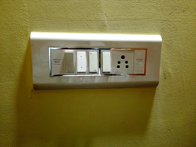 Modern Electrical Switchboard Stock Photo - Image of switches, people ...