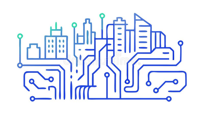 Modern Electronic Component, Digital Hardware Icon, Vector Design ...