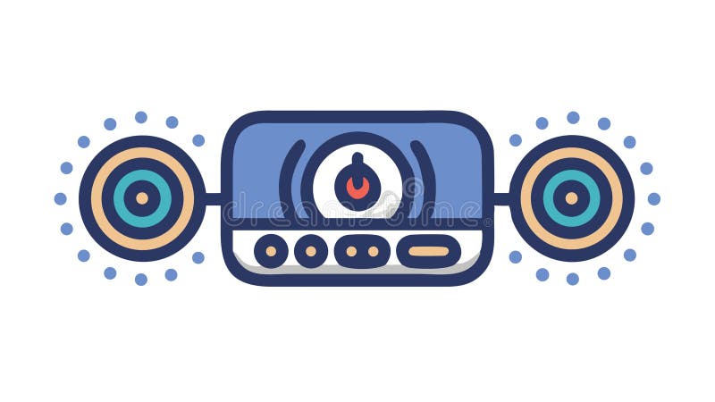 Modern Electronic Control Panel, Digital Interface, Automation, Vector ...