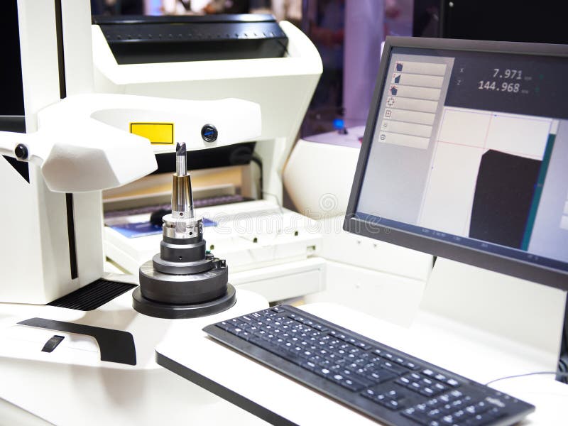 Modern Electronic Measuring Devices Stock Image - Image of measuring ...