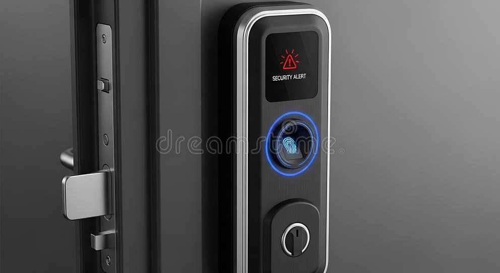 Door Fingerprint Sensor Stock Illustrations – 502 Door Fingerprint ...