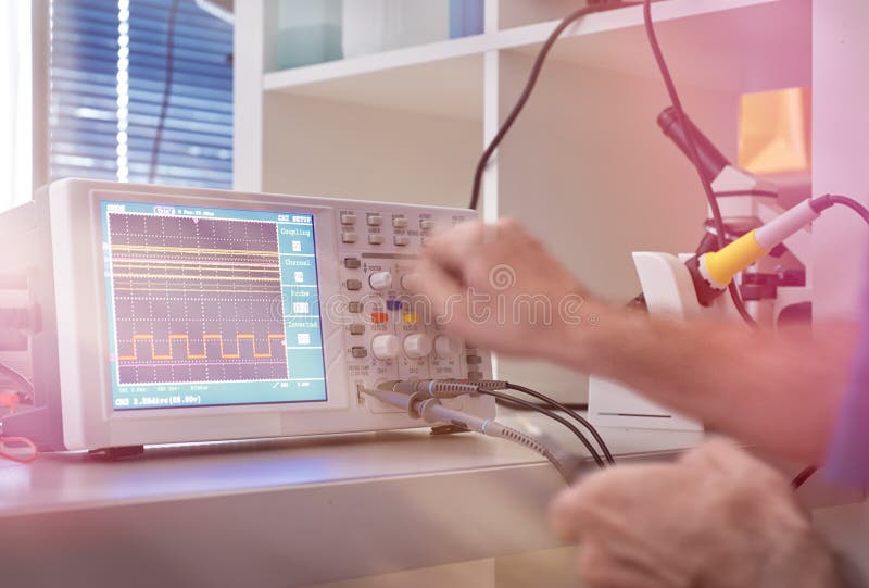 Modern Electronic Equipment in Computer Service Center Stock Photo ...
