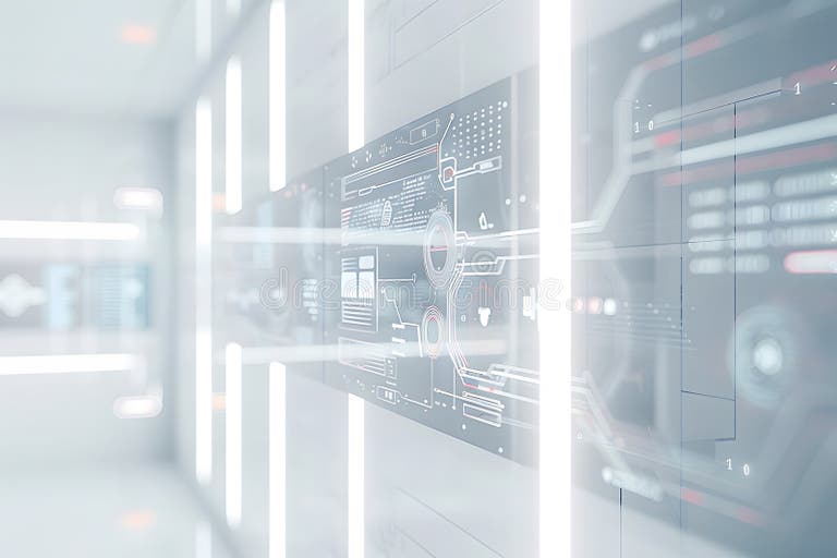 Modern Electronic Government System Interface Displayed Against ...