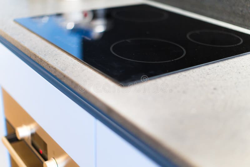 Modern Electronic Hob stock image. Image of electric - 68328453