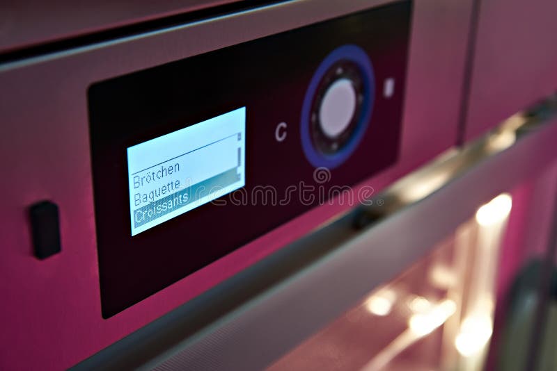 Modern Electronic Oven for Baking Stock Photo - Image of cooker ...