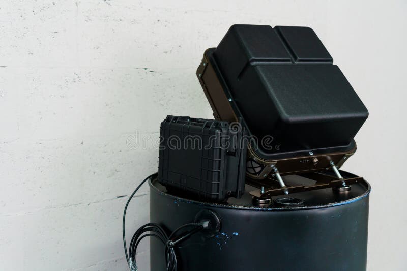 Modern Electronic Warfare System with Compact Design Stock Image ...