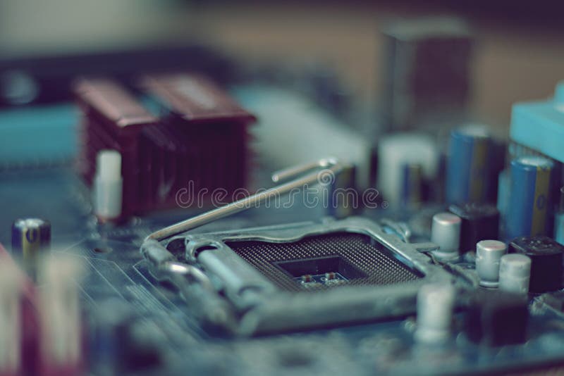 Modern Electronics and Digital Technology Concept Stock Image - Image ...