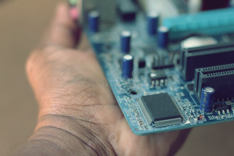 Modern Electronics and Digital Technology Concept Stock Image - Image ...