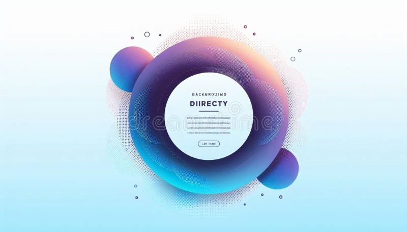 Modern Elegance: Abstract Halftone Background with Gradient Circles and ...