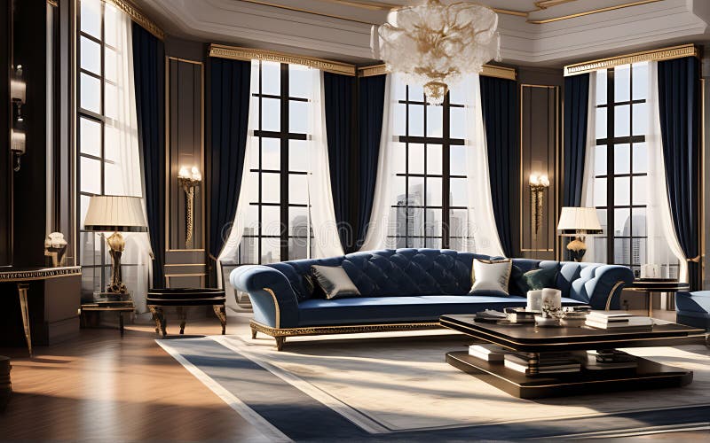 Modern Elegance: High-End Room Interior in Elite Class for the Modern ...