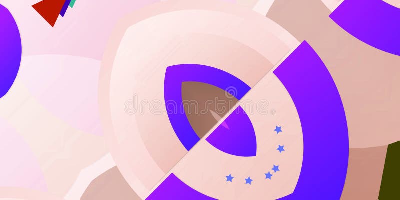Modern and Elegant Background with Colorful Symmetrical Shapes ...