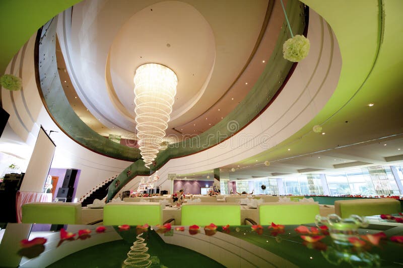 Modern dining hall stock image. Image of decor, class - 30167927