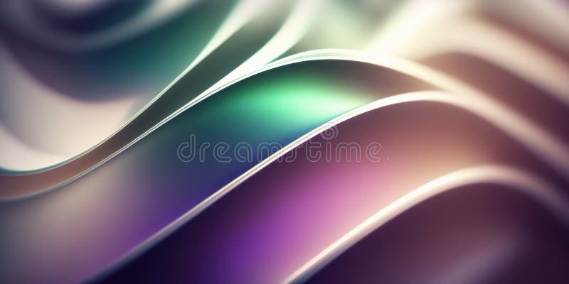 Modern Elegant Gradient Waves. Abstract Minimalistic Background Stock ...