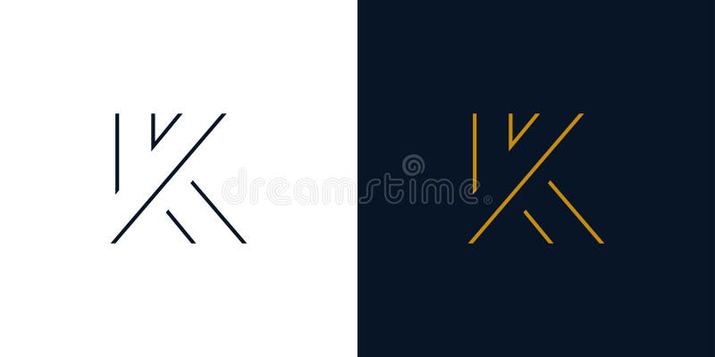 Simple K logo design stock vector. Illustration of logo - 271367048