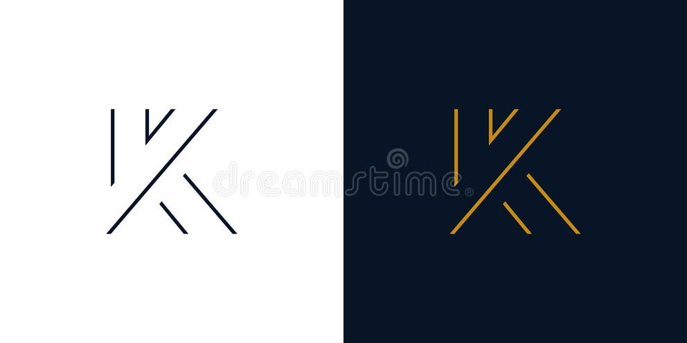 Simple K logo design stock vector. Illustration of logo - 271367048