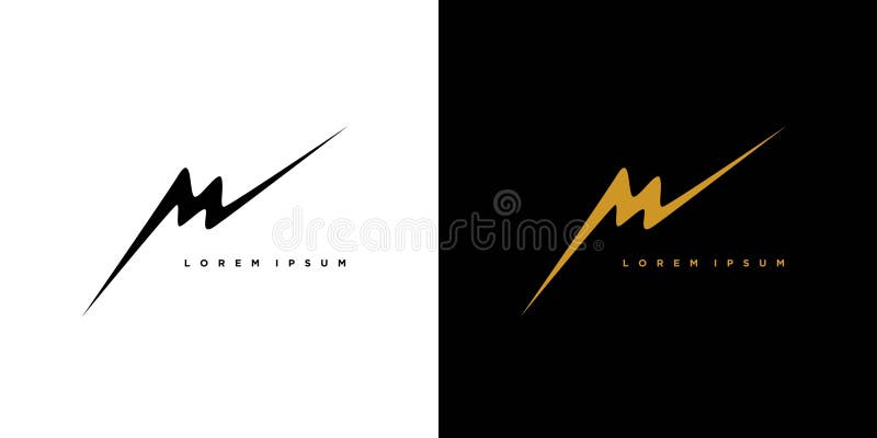 Cool M logo design stock vector. Illustration of abstract - 271367050