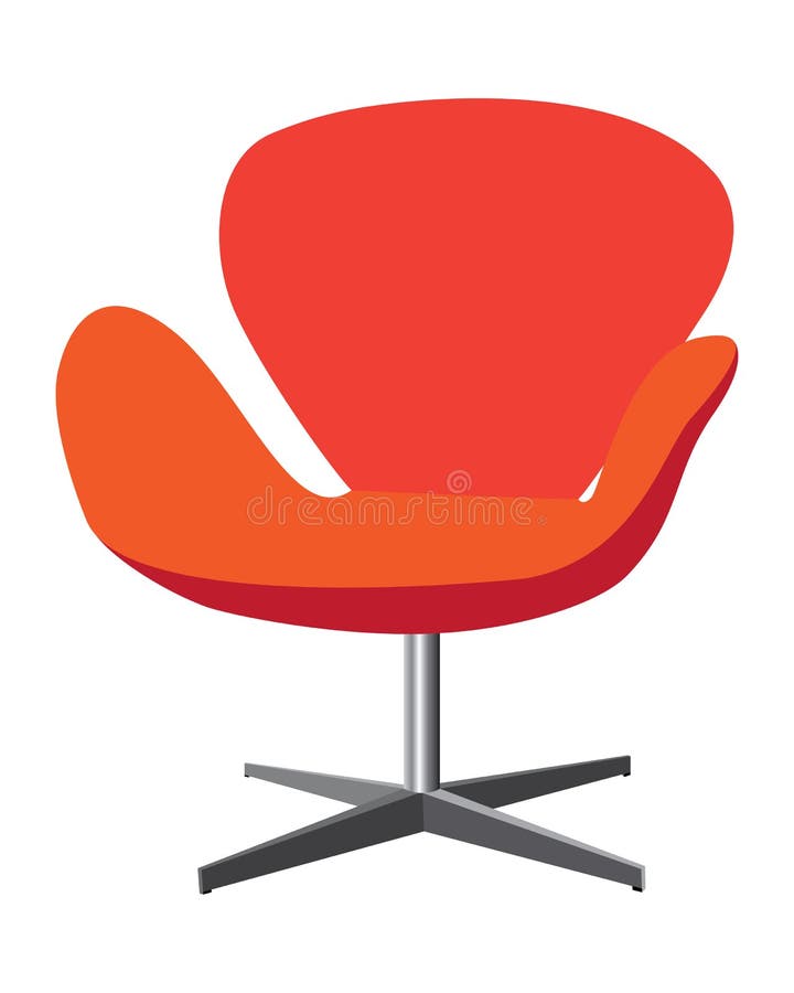 Modern, Elegant and Stylish Chair Illustration Stock Vector ...