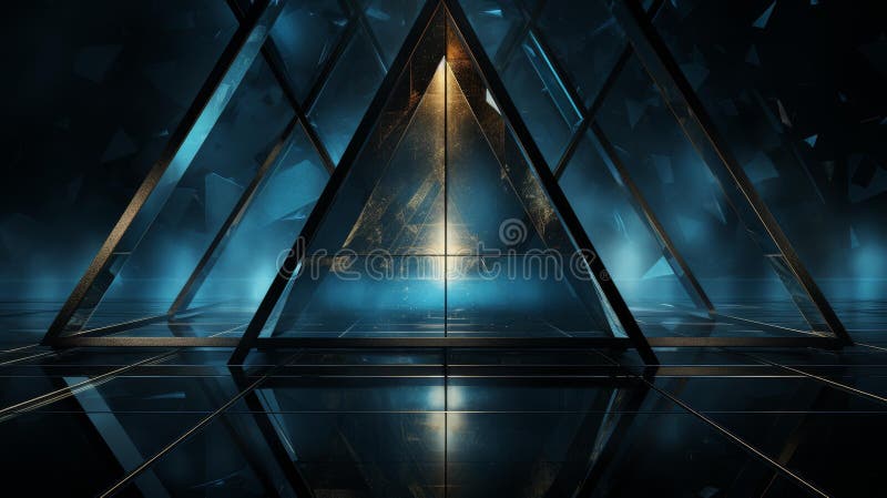 Modern and Elegant Triangle Texture with Fluid Lines and Intricate ...