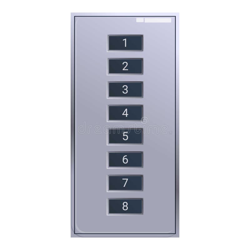 Elevator Numbers Stock Illustrations – 77 Elevator Numbers Stock ...