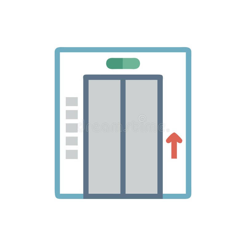 Modern Elevator Design Icon Stock Image - Illustration of engineering ...