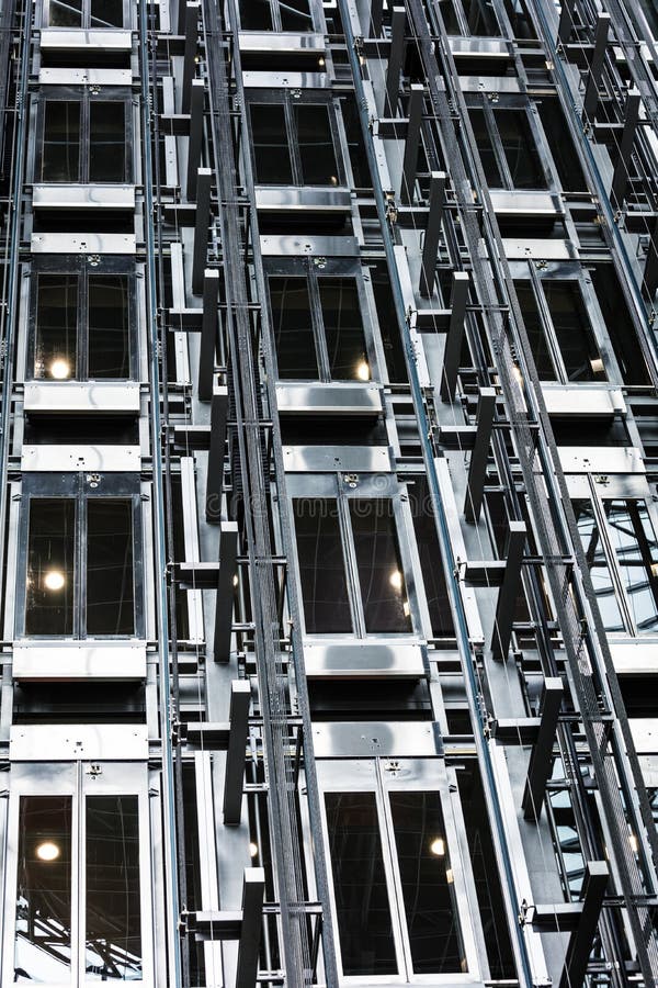 Modern elevators stock photo. Image of transparent, elevating - 138023856