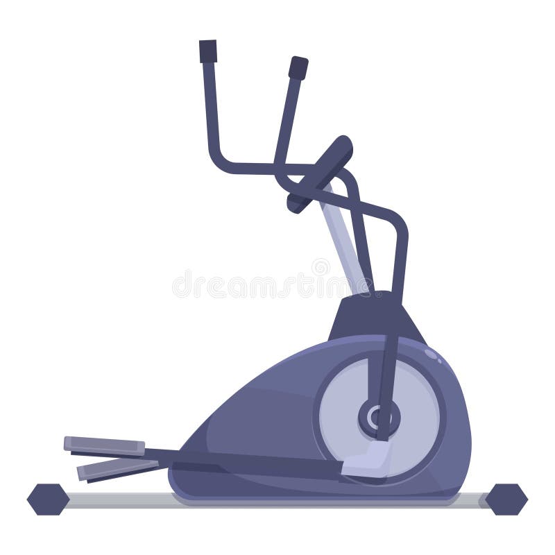 Elliptical Trainer Machine Standing on Floor for Home Cardio Workout ...