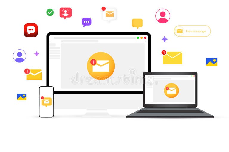 Modern Email and Message Notifications on Multiple Devices with ...