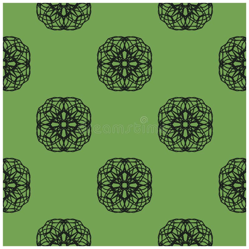 Modern Emerald Motif Pattern Vector Print Background Stock Vector ...