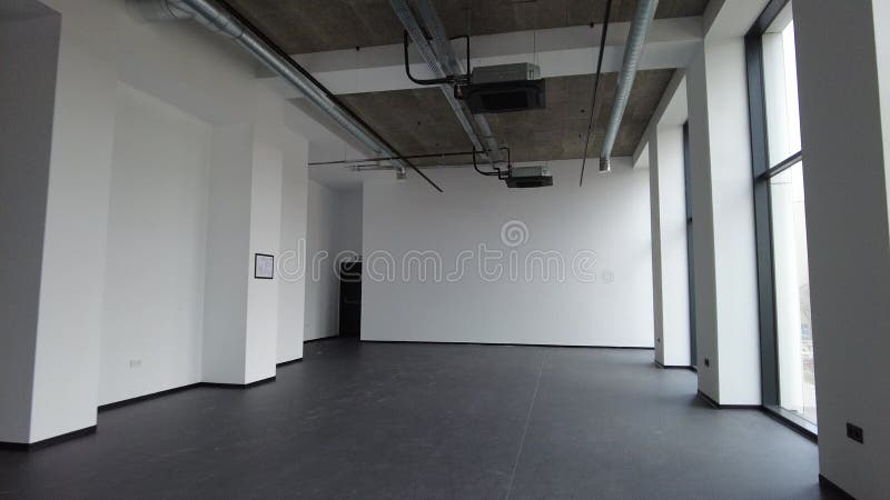 Empty Business Space Equipped with Advanced High Tech Tools Stock Video ...