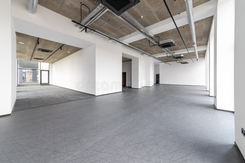 Modern Empty Business Space. Brand New Office Stock Image - Image of ...