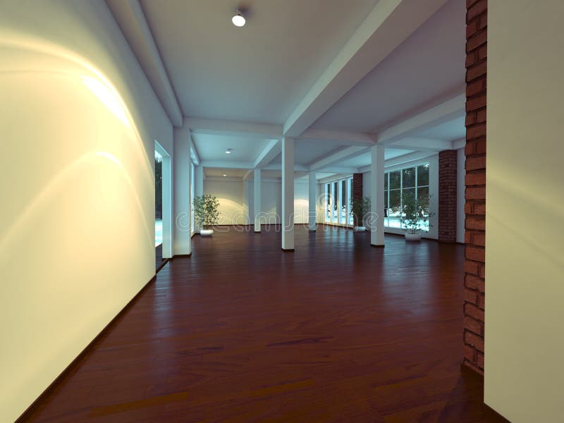 Modern Empty Interior Picture. Image: 15830866