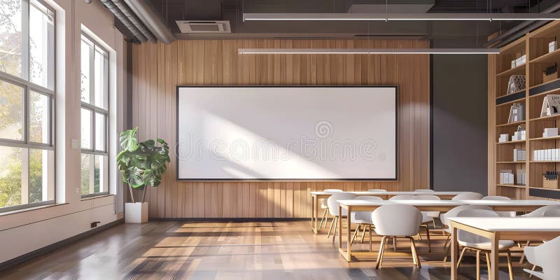 Modern Empty Meeting Room in Office Background - Ai Generated Stock ...