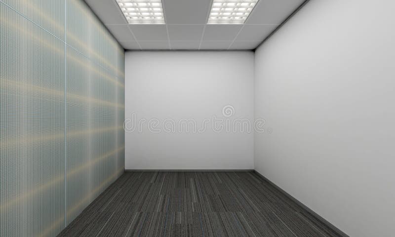 Modern Empty Room, 3D Render Interior Design, Mock Up Illustration ...