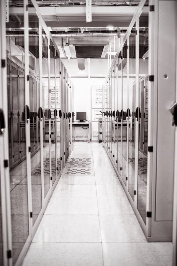 Empty server room stock image. Image of system, connection - 131691233