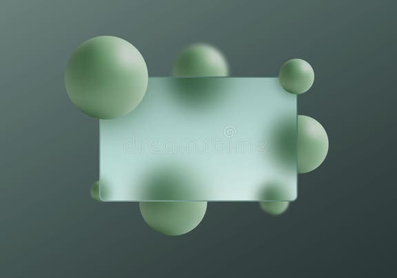 Modern Empty Space with Glass Morphism Elements, Ideal for a Background ...