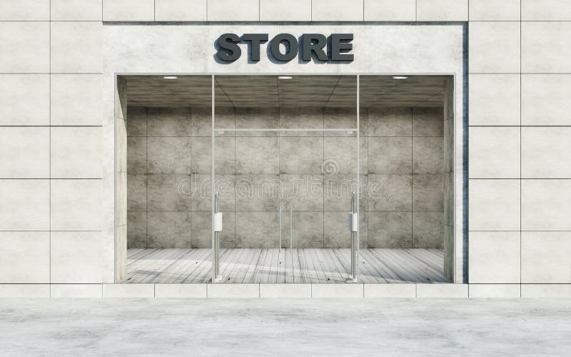 Modern Storefront Elevation