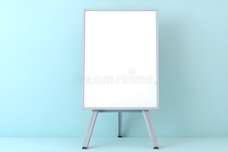 Modern Empty Whiteboard Stand Versatile Presentation Easel for Office Classroom or Conference ...