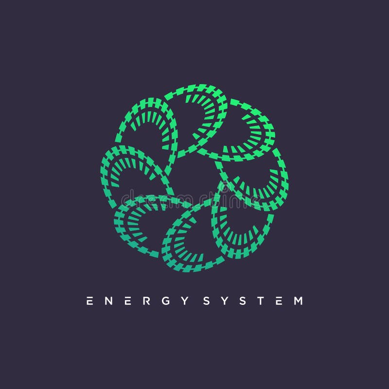 Modern Energy Design Vector with Creative Element Concept Stock Vector ...