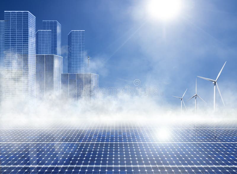 Green power environment stock vector. Illustration of alternative ...