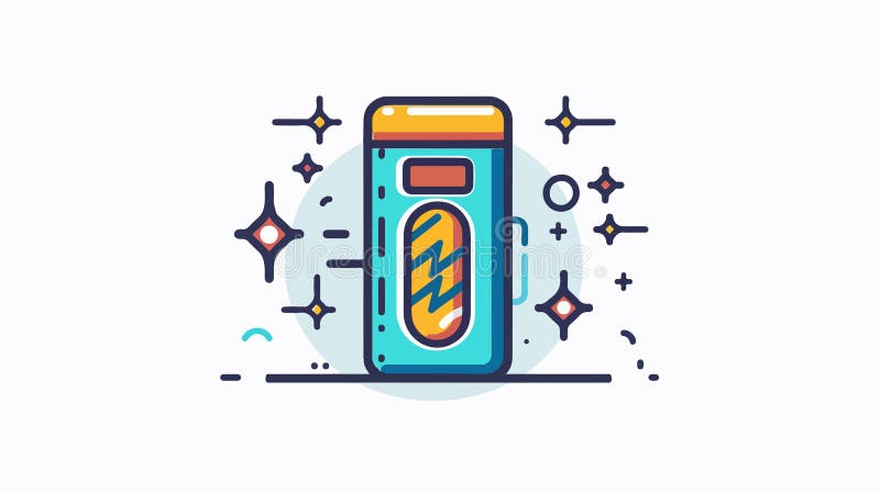 Modern Energy and Tech Battery Icon for Creative Designs Stock ...