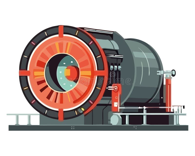 Modern engine vector stock vector. Illustration of steel - 285128862