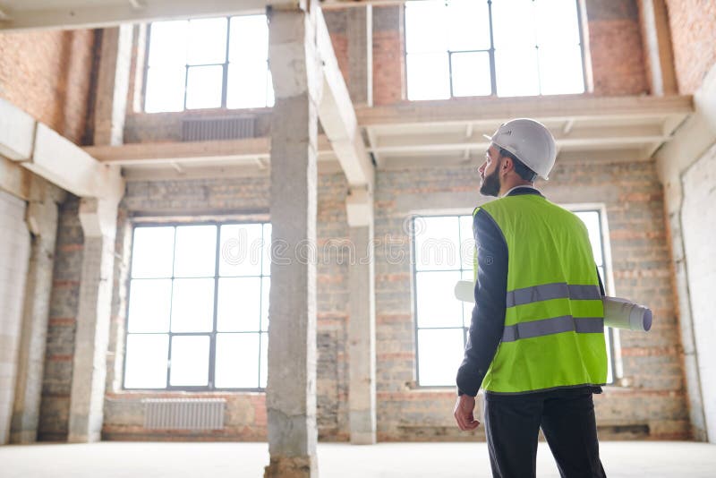 Modern engineer stock image. Image of checking, back - 148819993