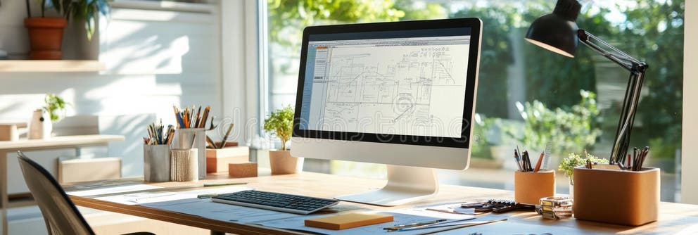 Modern Engineering Desk Designed for Productivity with Ample Space for ...